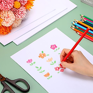 2500 Sheets Construction Paper 9" x 12" Construction Paper Classroom Construction Paper Bulk A4 Drawing Paper for Kids Drawing Art School Classroom Decoration Teacher Supplies (White)