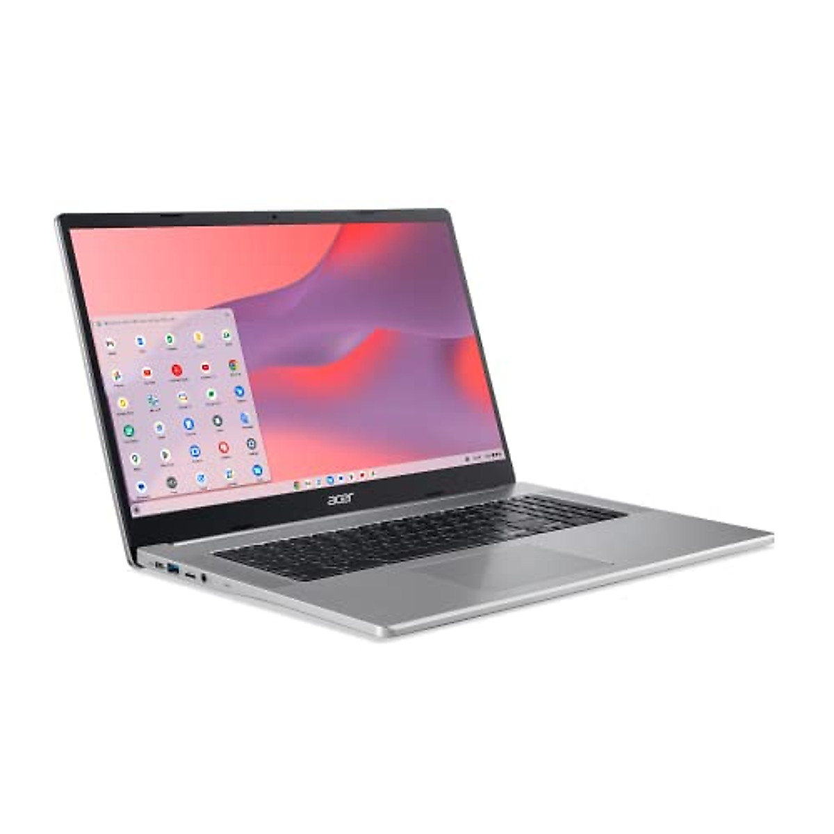 Acer Chromebook 317 CB317-1H-C6RK Laptop | Intel Celeron N4500 | 17.3" Full HD IPS Display | 4GB LPDDR4X | 128GB eMMC | Intel Wireless Wi-Fi 6 AX201 802.11ax | Chrome OS, Silver