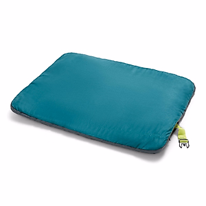 Ruffwear, Mt. Bachelor Pad Portable Dog Bed for Camping, Travel, and Everyday, Tumalo Teal, Medium
