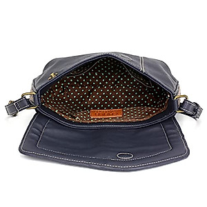 Braided Boho Crossbody - Charming Charms Daisy+HOPE - Navy