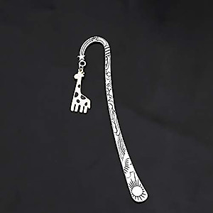 BUANA Animal Giraffe Bookmark Giraffe Page Marker for Reading Lovers Animal Lovers Writers Students Book Club Gifts Graduation Gifts (Animal Giraffe Bookmark)