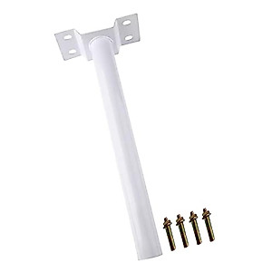 3 Sets Light Fixing Bracket Lamp Arm Bracket Light Fixture Mounting Bracket Street Light Metal Bracket Solar Street Light Bracket Lamp Arm Accessory Street Lamp Mounting Arm