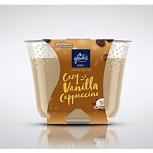 Glade Cozy Vanilla Cappuccino 3-Wick Candle