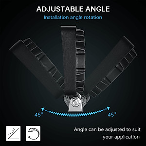 HOZILIFE LED Tractor Lights 2PCS 4 Inch 11400LM 12V Flood Beam Offroad Driving Fog Lights Square LED Work Light for Truck Off-Road Vehicles Equipment Boats