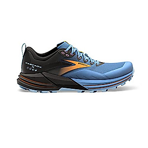 Brooks Women's Cascadia 16 Trail Running Shoe - Blue/Black/Yellow - 8.5 Medium