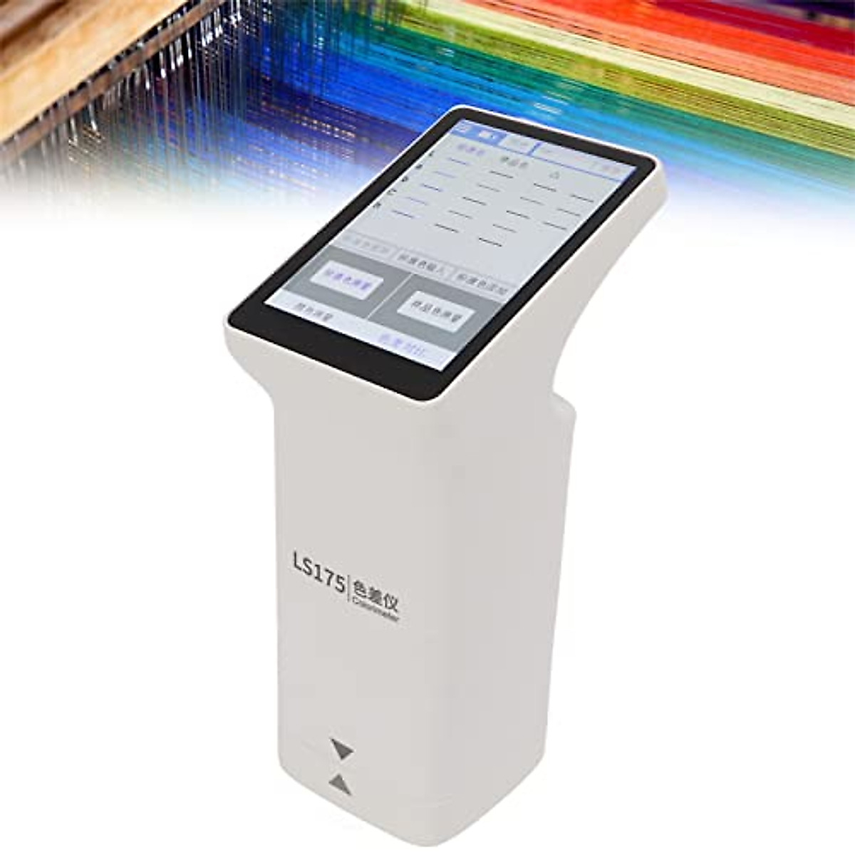 Color Difference Tester, 20mm Measuring Aperture QC Detection ABS High Accuracy Digital Colorimeter LS175 with U Disk for Textile Fabrics