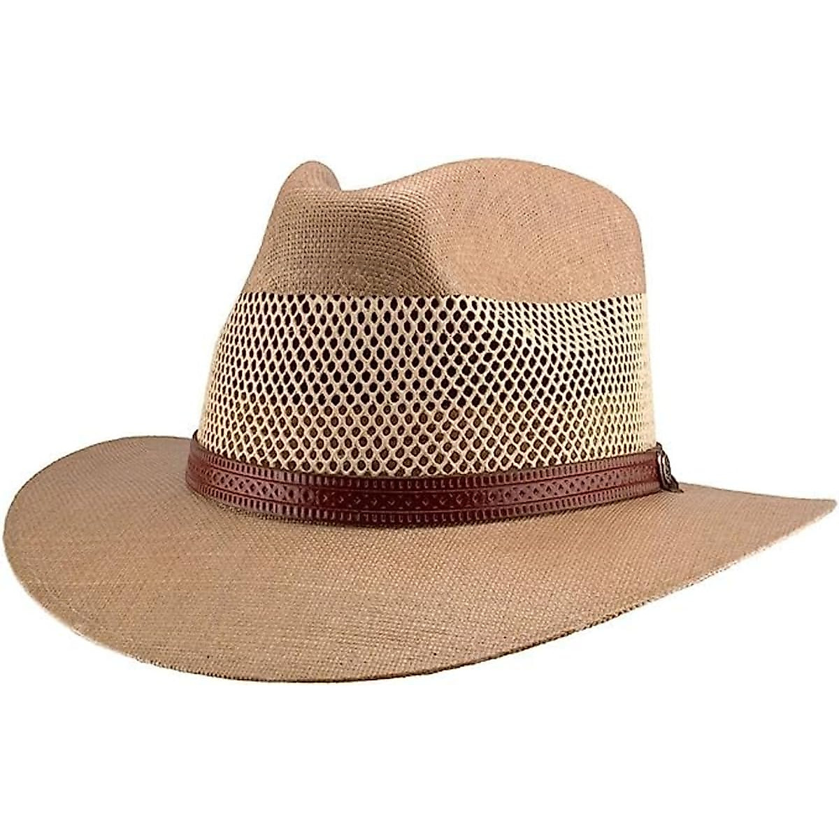 American Hat Makers Straw Hats for Men & Women — Milan Fedora Summer Hats Tan