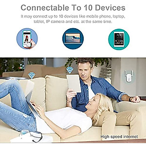 WiFi Extender, WiFi Extenders Signal Booster for Home WiFi Booster WiFi Repeater WiFi Range Extender Signal Booster up to 8000sq.ft, Wireless Internet Repeater 1200Mbps, Dual Band 2.4GHz/5GHz (1)