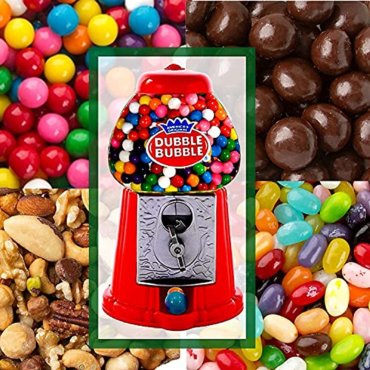 Gumball Machine for Kids 8.5" - Coin Operated Bubble Gum Machine and Toy Bank - Candy Machine Dispenser Includes 85 Gum Balls - Great Candy Dispenser Machine Gift Toys for Girls and Boys - 8.5" (Red)