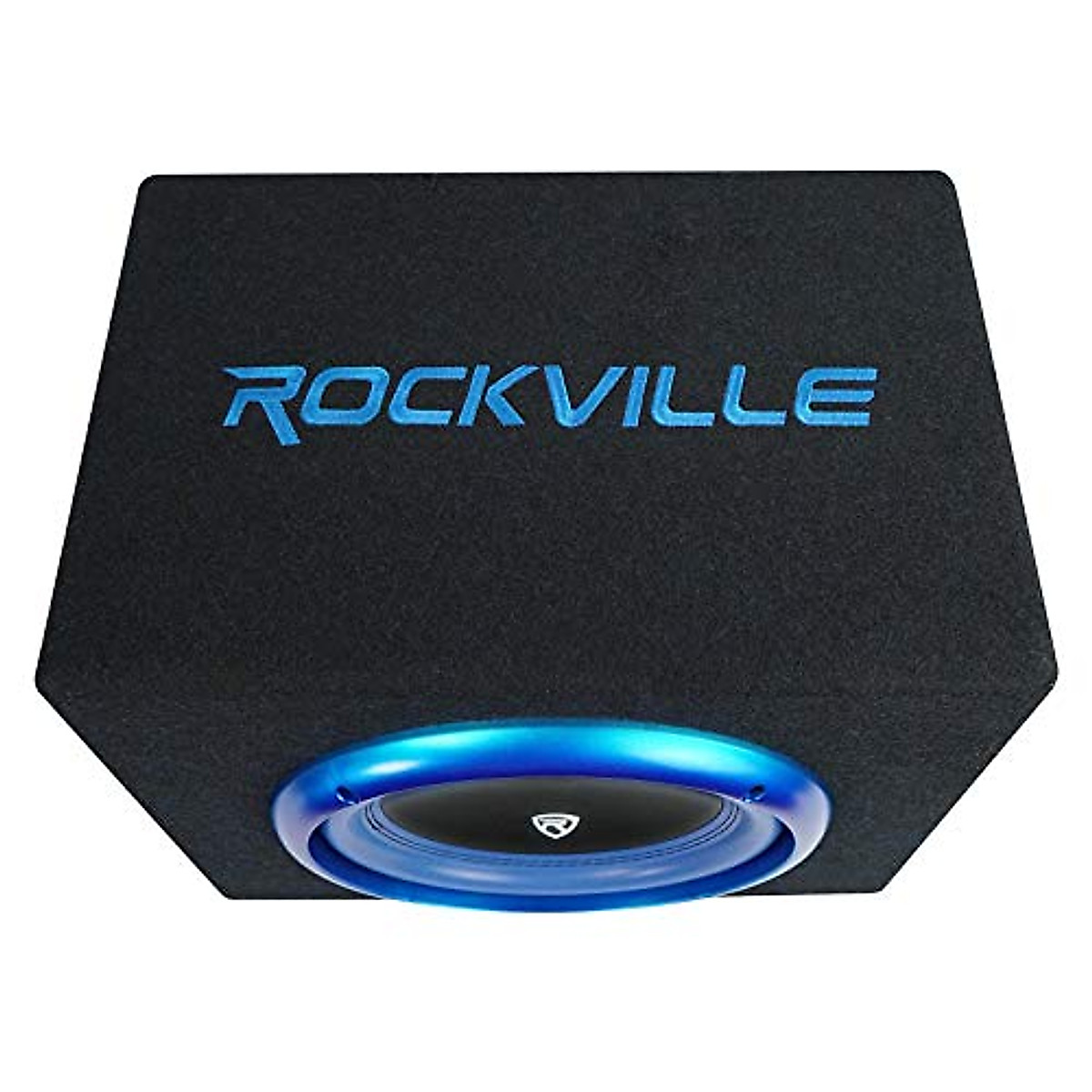 Rockville RVB10.1A 10 Inch 500W Active Powered Car Subwoofer+Sub Enclosure Box