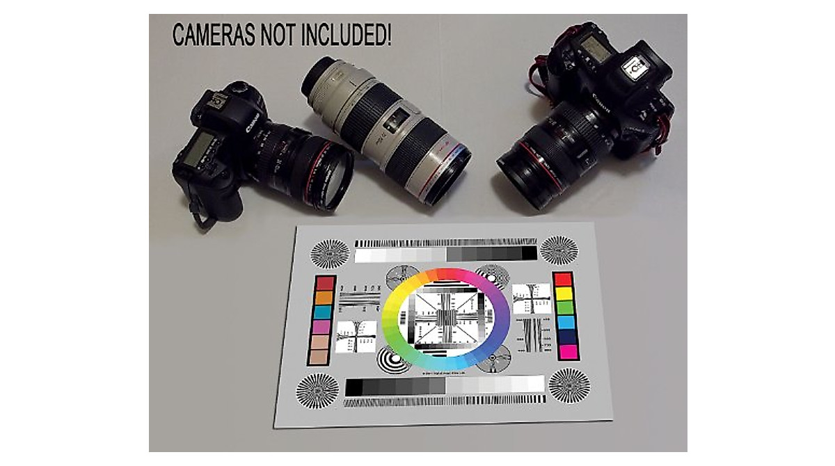 DGK Chrome SD Pro Lens Test Chart - High-Res 3-Pack