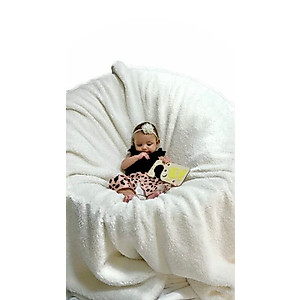 Wooden Baby Closet Dividers for Baby Nursery – 7Pcs Premium Wooden Hanging Organizer for Baby Clothes – Cute Felt Baby Cub Design Closet Dividers for Hanging Clothes – Easy to Install