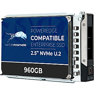 8TB PCIe Gen3 x4 NVMe U.2 2.5" SSD for Dell PowerEdge Servers | Enterprise Solid State Drive in 14G 15G Tray Compatible in R7525 R6525 R650 R750 R750xs Rack Servers