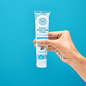 The Honest Company Organic All-Purpose Balm Certified Organic Plant-Based Hypoallergenic Skin Care, 3.4 Ounces and The Honest Company Diaper Rash Cream, 2.5 oz.
