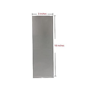 VCCGY 200 Pack Popsicle Mold Bags for Ice Pops Frozen Icies Yogurt Fruit Candy | 3 x 10 inches| comes with a funnel （Clear - 200 pack）