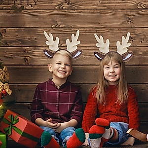 Reindeer Antler Hair Hoop Christmas Kids Headband Headwear for Children Christmas Costume Party