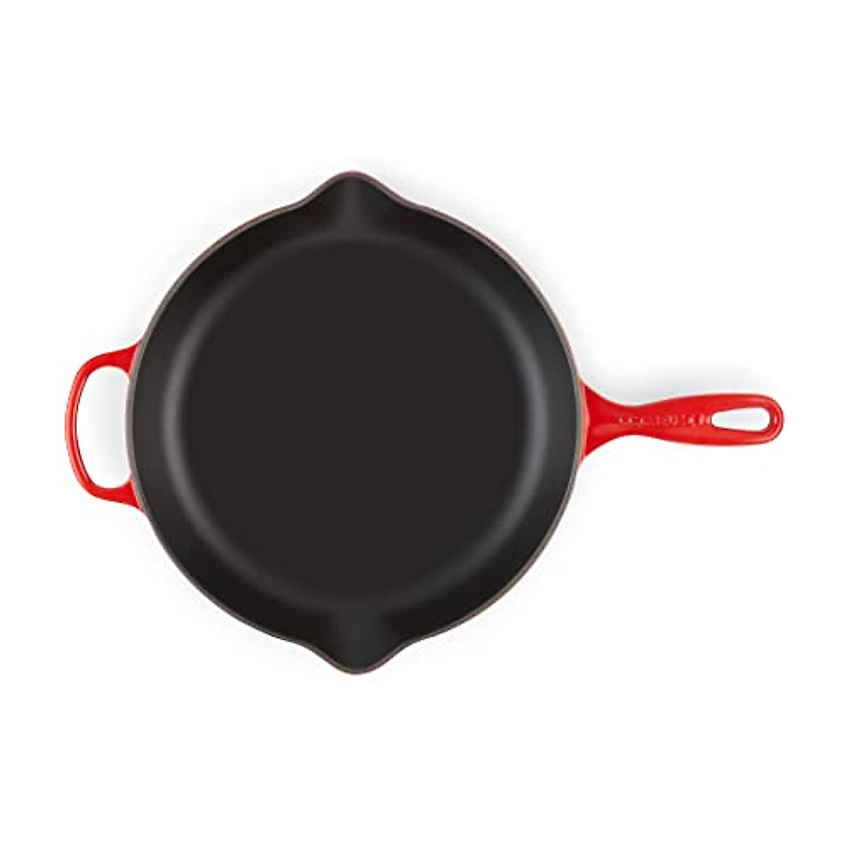 Le Creuset Enameled Cast Iron Signature Iron Handle Skillet, 11.75" (2-3/8 qt.), Cerise