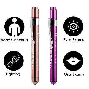 Sunchova Medical Penlight and Pupil Gauge for Medical Nurses,Doctors,Nursing Students and EMT's