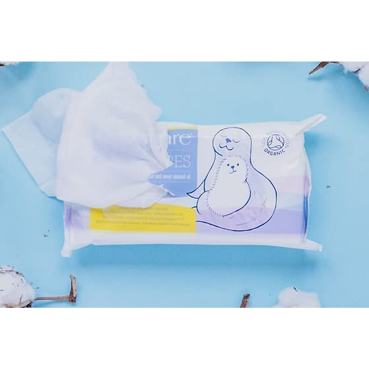 Natrcare LLC 0112 Organic Baby Wipes (Pack of 3)