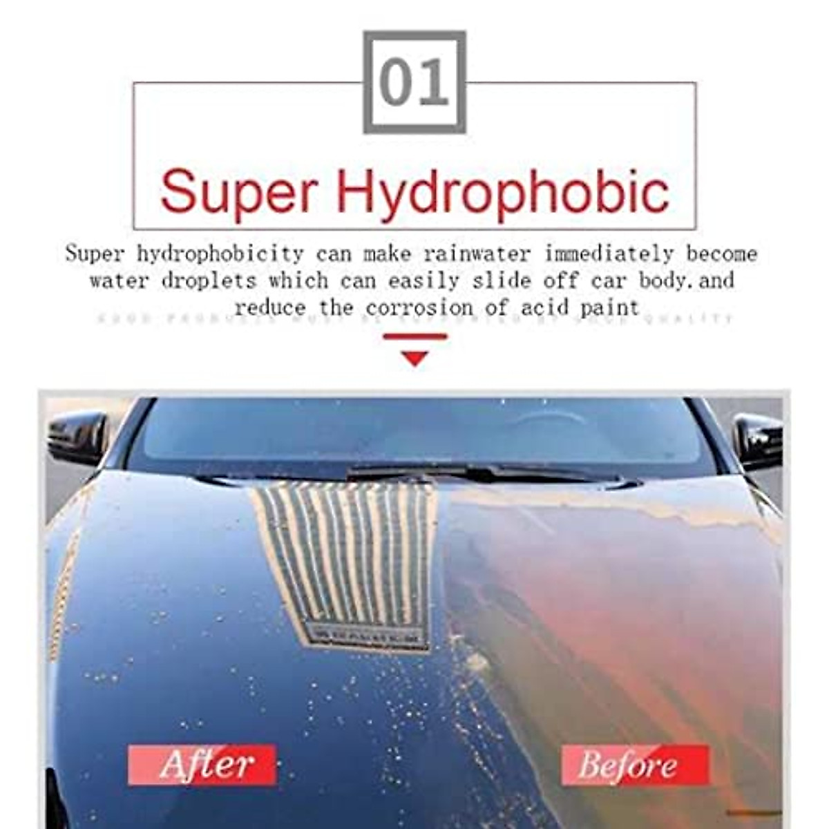 Super Hydrophobic 9H Automotive Nano Ceramic Coating car Care Anti-Scratch Anti-Aging Polish eco-Friendly high Gloss Keep car Clean for a Long time
