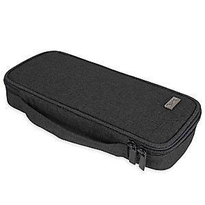 Teamoy Stethoscope Case Compatible with 3M Littmann, ADC, Omron Stethoscope, Stethoscope Carrying Case Travel Bag for Nurse Accessories, Black