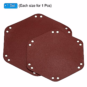 PATIKIL Leather Dice Tray, 2 Pcs Valet Tray Foldable Catchall Holder Leather Travel Tray for Men Women for Dice Card Jewelry Key Coin Glasses, Red 2 Size