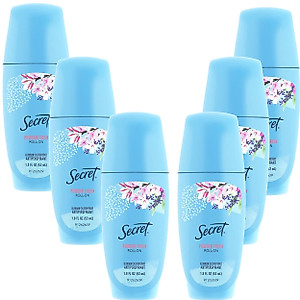 Secret Original Roll-On Antiperspirant Deodorant 1.8 oz (Pack of 6)