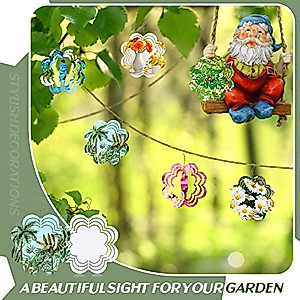 3 Pcs 10 Inch Sublimation Wind Spinner Blanks 3D Hanging Metal Sublimation Wind Spinners Double Sided Wind Powered Kinetic Sculpture for Yard Garden Indoor Outdoor