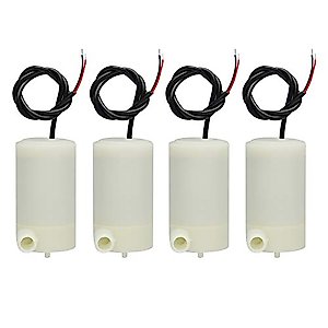 Gikfun DC 3V 5V Micro Submersible Mini Water Pump (Pack of 4pcs) EK1893
