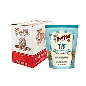 Bob's Red Mill TVP (Textured Vegetable Protein), 12-ounce (Pack of 4)