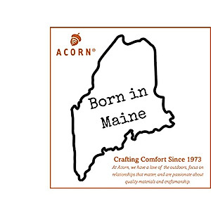 Acorn Mens Acorn Men's Moc with Premium Memory Foam, Black Berber, 10.5-11.5