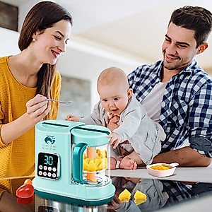 Baby Food Maker | Baby Food Processor | Multi-Function Baby Food Steamer Grinder | Auto Cooking & Blending | Self-Cleaning Water Tank | Bottle Warmer | Make Nutritious Foods for Babiese