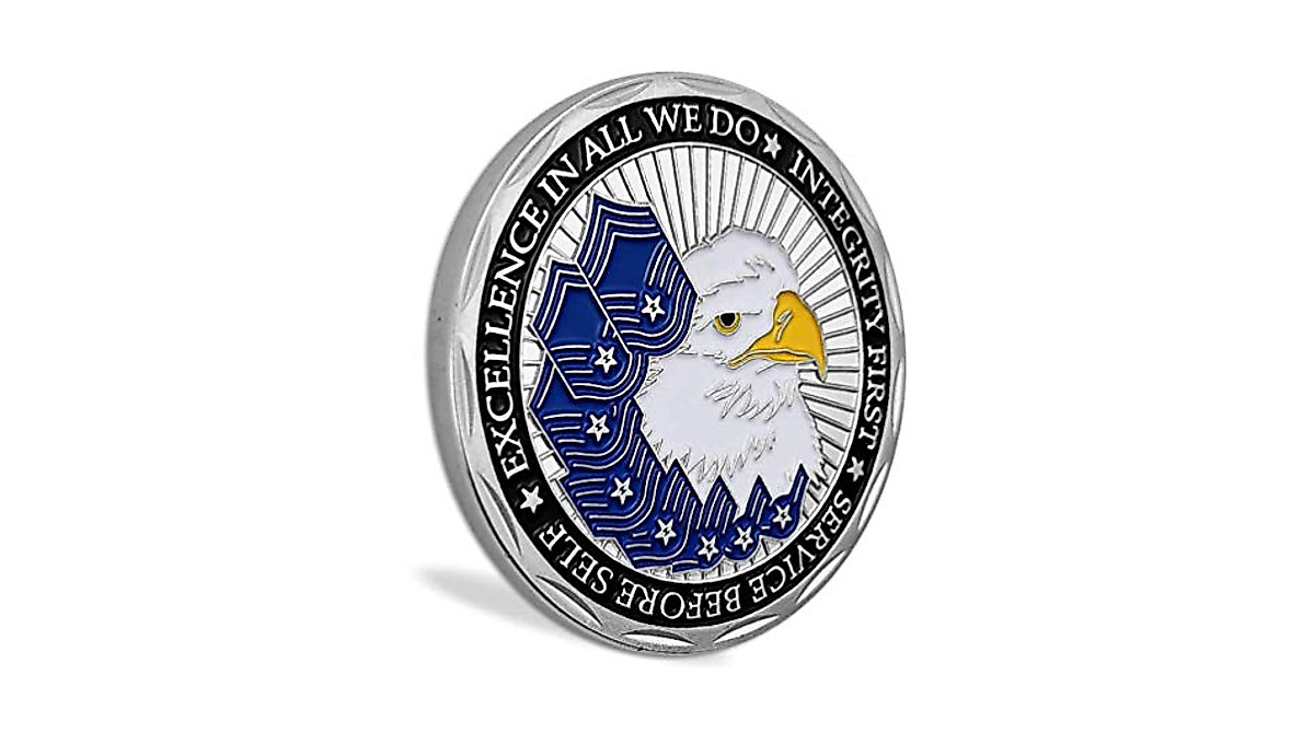 Air Force Airman's Creed Challenge Coin | Veteran Gift