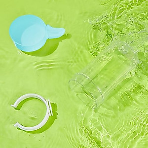 kikiledio Bird Water Dispenser，2pcs 16.7Oz Bird Water Dispenser for Cage，pet Bird Water Feeder， Pet Bird Feeder