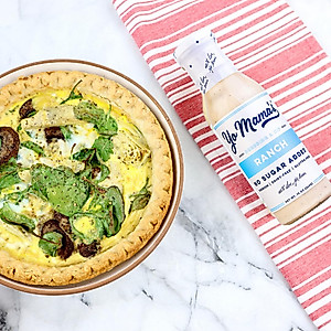 Yo Mama's Foods Keto Ranch Salad Dressing and Dip - Pack of (2) - Dairy Free, Gluten Free, Low Sodium, and All Natural!