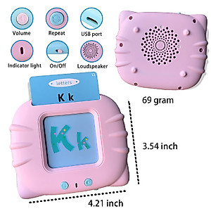 Toys for 2 3 4 5 Year Old Boys and Girls, 384 Sight Words Talking Flash Cards, Autism Sensory Toys for Autistic Children, Speech Therapy Toys Educational Learning Montessori Toys…