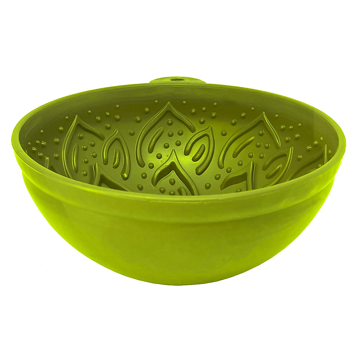 SodaPup Garden Tipsy Bowl eMat – Durable Lick Mat Enrichment Feeder Made in USA from Non-Toxic, Pet-Safe, Food Safe Rubber for Mental Stimulation, Avoiding Overfeeding, Calming, & More