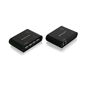 USB 2.0 4 Port USB Extender - Up To 165Ft - Cat5, Cat5e or Cat6 Ethernet - High Speed (480Mbps) - Plug-n-Play - TAA compliant - Windows - MacOS - GUCE64