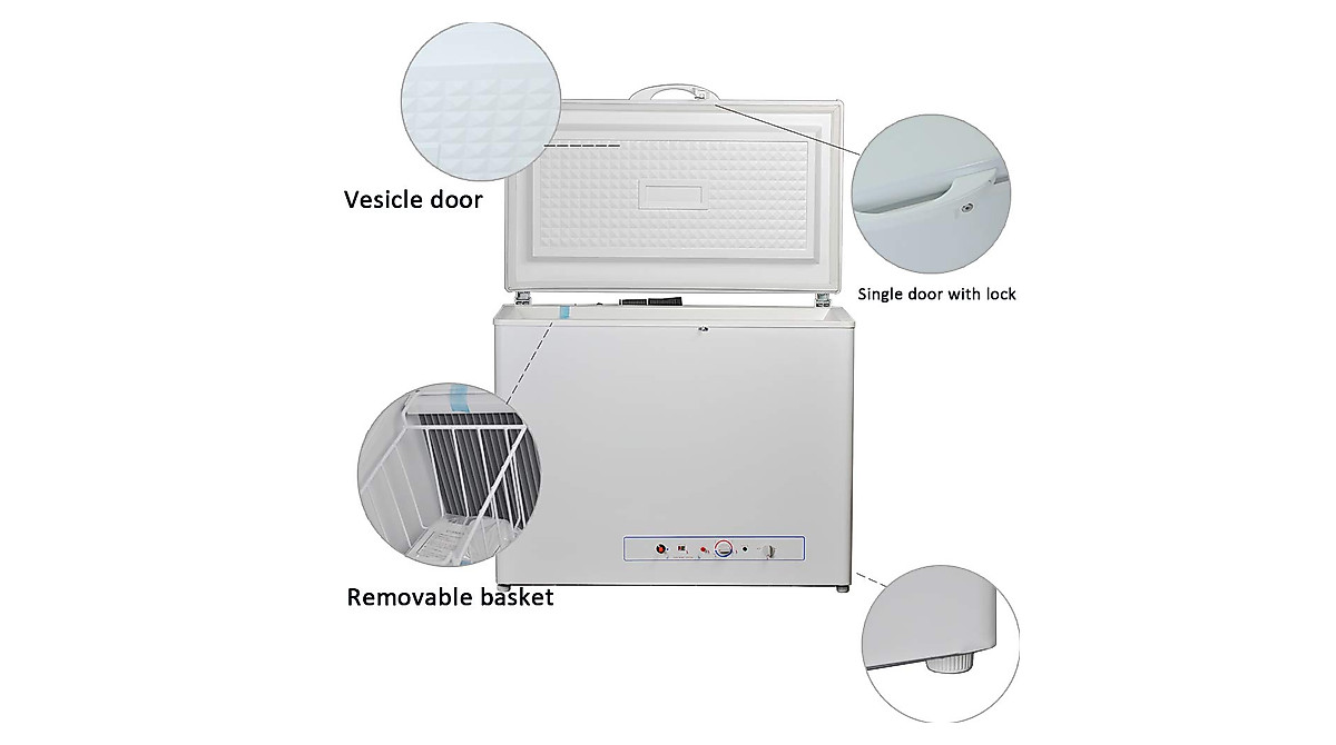 Buy SMETA 7.1 Cu.Ft Propane Chest Freezer for RVs