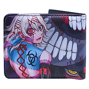 Amatensu Anime Characters Juzo Suzuya wallet Touka Kirishima wallet Ken Kaneki wallet E