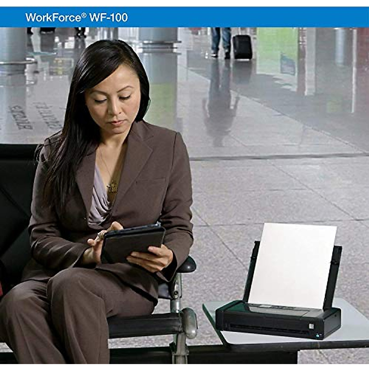 Epson Workforce WF-100 Wireless Color Mobile Printer, Amazon Dash Replenishment Ready