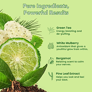 Patchology Perk Up Hydrating Under Eye Masks with Green Tea - Under Eye Patches For Dark Circles and Puffy Eyes Care, Treatment & Moisturizer - Eye Bags, Puffiness & Wrinkles Reducer (5 Pairs)