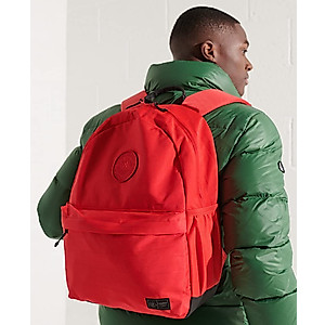 Superdry Mens Unisex Expedition Montana Rucksack, Five-Pocket Design Bold Orange Size One Size