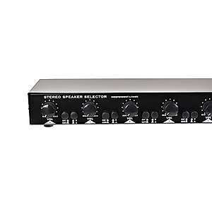 Skywalker Saga Elite™ 6-Zone Volume Control Dual-Source Stereo Speaker Selector