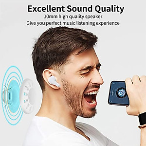 Curisoft True Wireless Earbuds - in-Ear Wireless Headphones, with Microphone, Touch Control