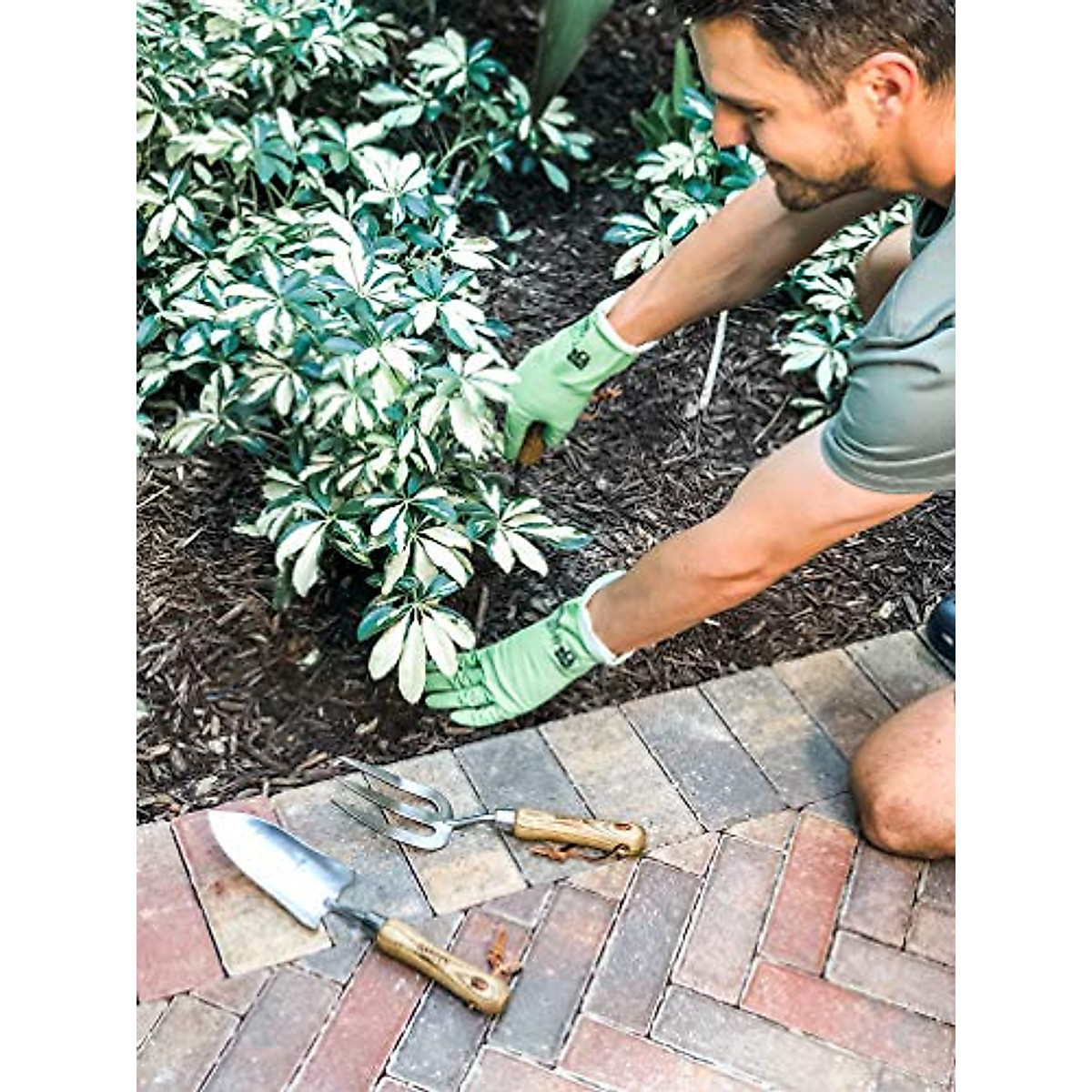 IF YOU CARE Medium Cotton Flock Lined Household Gloves, 1 Count