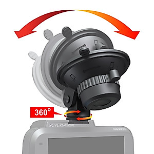 ROVE Suction Cup Mount for R2-4K, R2-4K PRO and R2-4K Dual Dash Cam Models