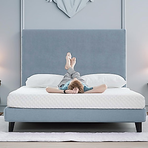 Queen Size Mattress, 10 Inch Gel Memory Foam Mattress for Cool Sleep & Pressure Relief, CertiPUR-US Bed Mattress in a Box, Medium Firm Mattresses with Motion Isolating, Cloud-Like Experience
