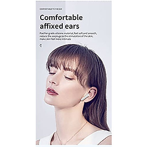 LSBDLLy Wireless Bluetooth Sports Earbuds Earphones, Bluetooth Earphones with Microphone, Suitable for Men and Women Running, Fitness, Work, Travel(Black)