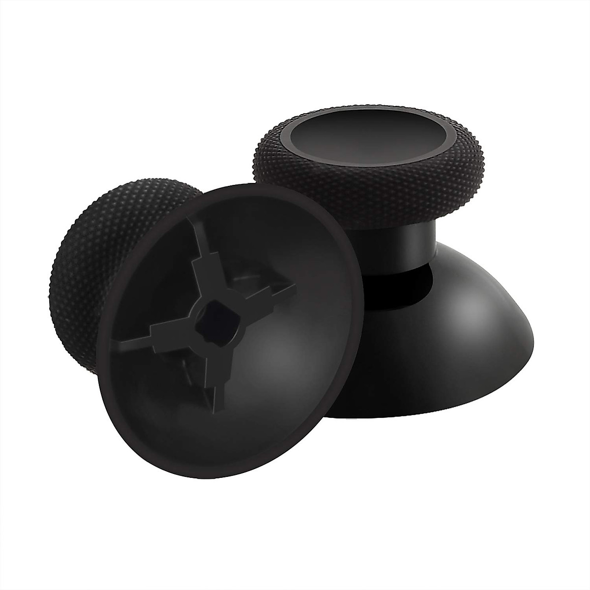 Sainwora 10 Pcs Thumbstick Replacement Kit for XBOX ONE/Xbox ONE S /PS4 Controllers Includes 4 Pack Black Analog Grip,T8/Phillips Screwdriver